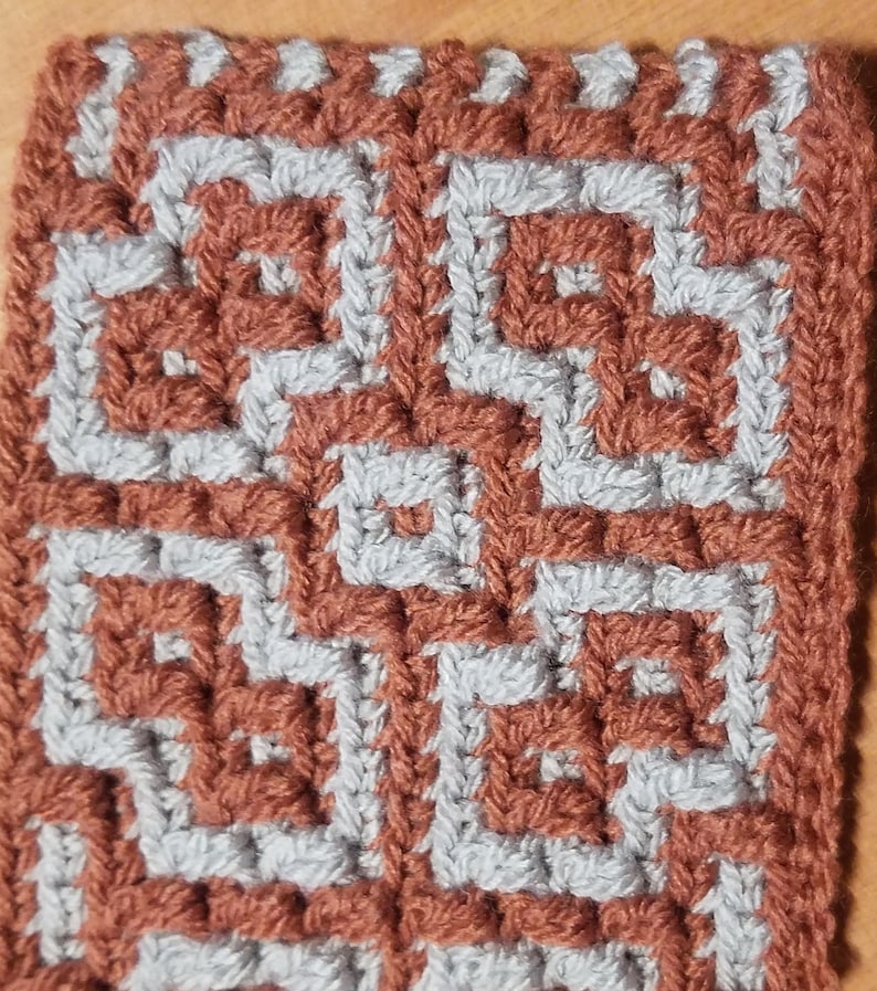 Mosaic Crochet Pattern 15 Chart only - Etsy Nederland