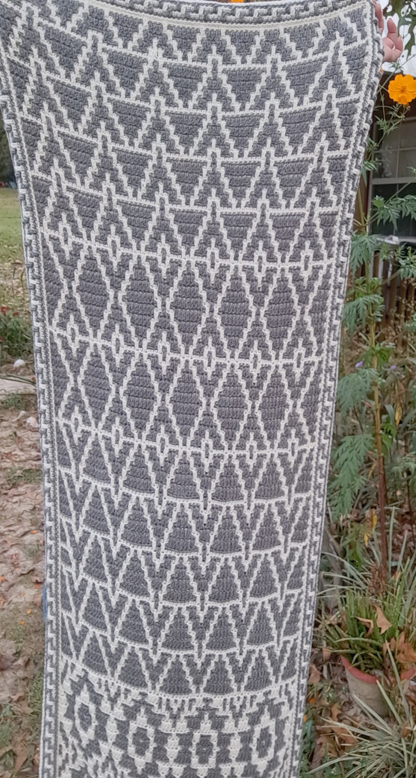 Native Bliss Mosaic Crochet Shawl, Blanket or Scarf CHART BUNDLE SET - Etsy