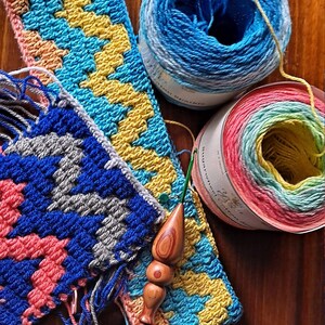 Mosaic Crochet Vintage Ripple Charts Only - Flat or in the Round - Etsy