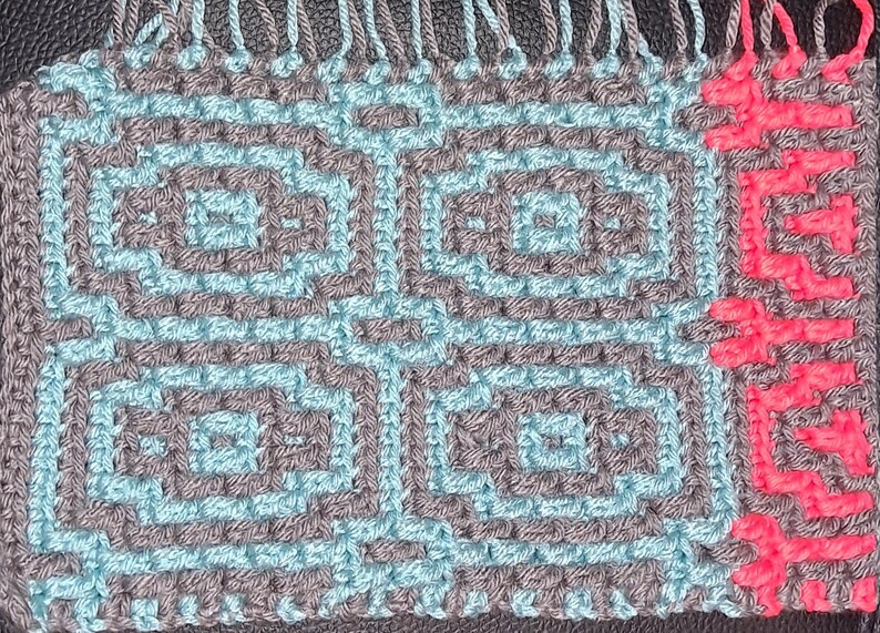 Mosaic Crochet Pattern 23 Chart Only Overlay Mosaic - Etsy