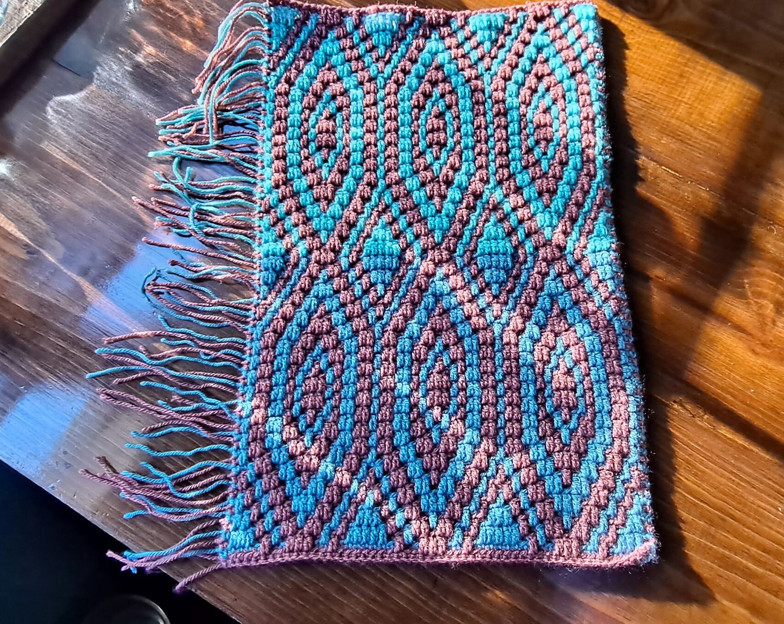 Mosaic Crochet Pattern 42 SPANISH & ENGLISH Chart With - Etsy