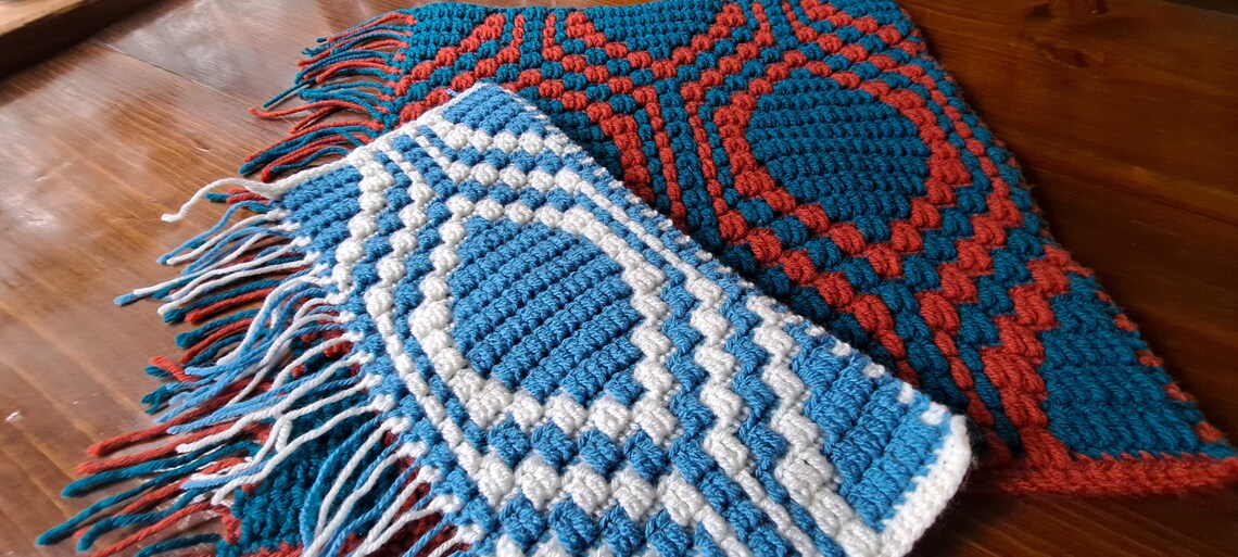 Mosaic Crochet Pattern 39 ENG & SPANISH Charts With Written - Etsy