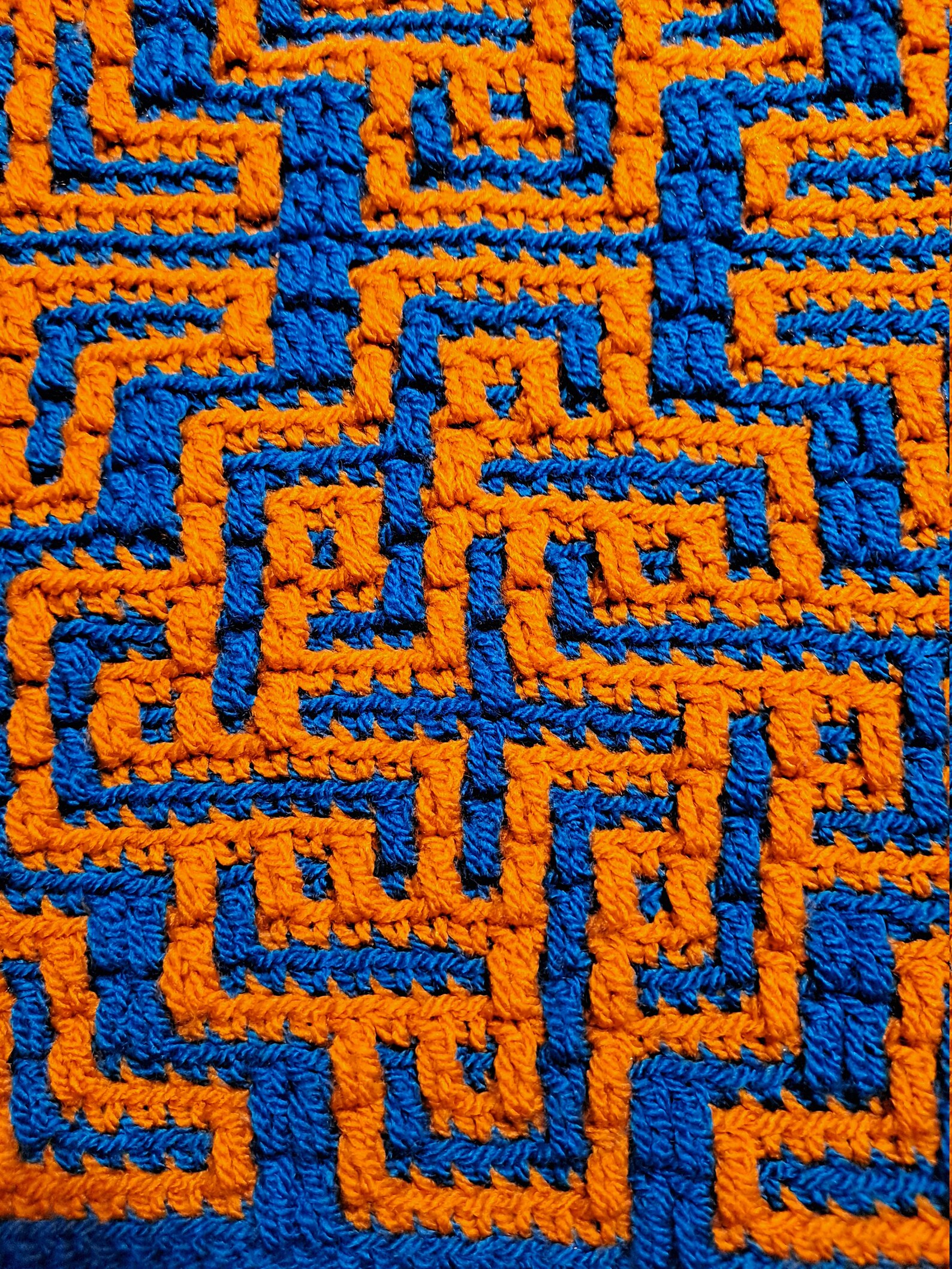 Mosaic Crochet Pattern #22 Charts for LARGER DESIGN ONLY With Written ...