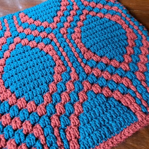 Mosaic Crochet Pattern 39 - ENG & SPANISH Charts With Written Row ...