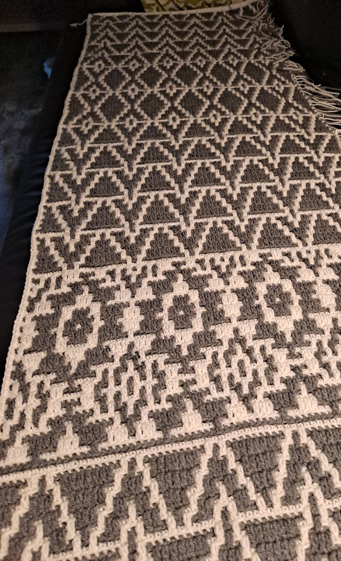 Native Bliss Mosaic Crochet Shawl, Blanket or Scarf CHART BUNDLE SET - Etsy