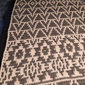 Native Bliss Mosaic Crochet Shawl, Blanket or Scarf CHART BUNDLE SET - Etsy