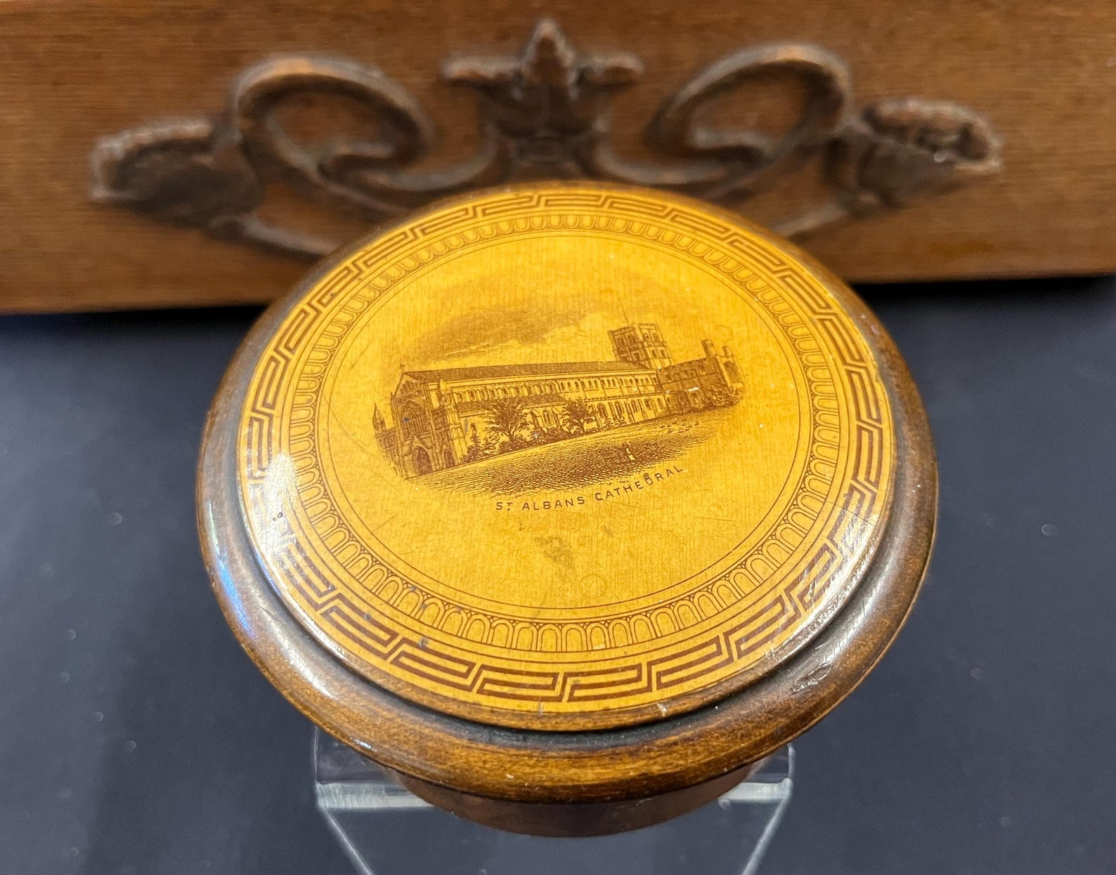 Mauchline Ware Box Brook's Cottons Antique Thimbles FREE SHIPPING - Etsy