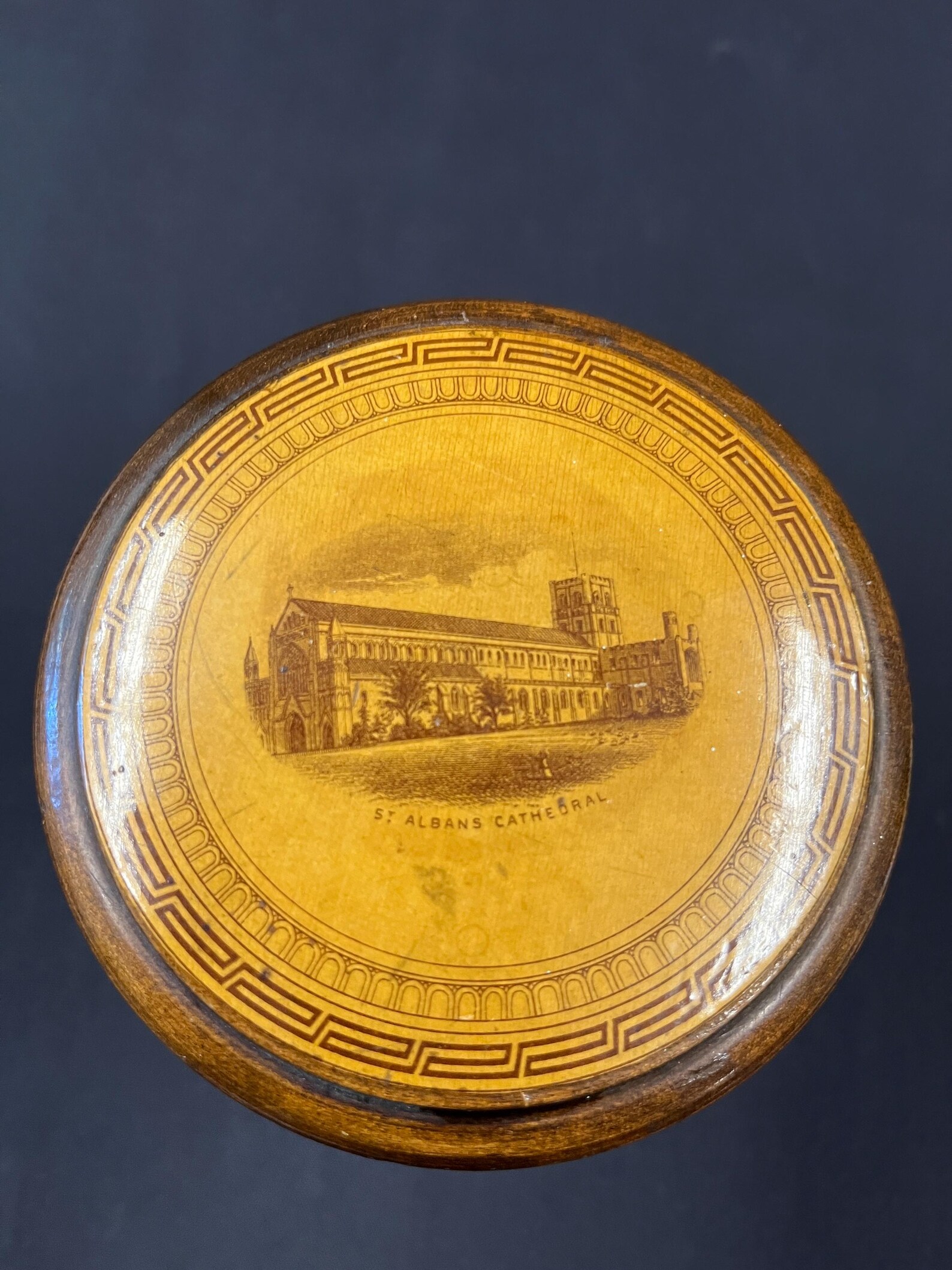 Mauchline Ware Box Brook's Cottons Antique Thimbles - Etsy