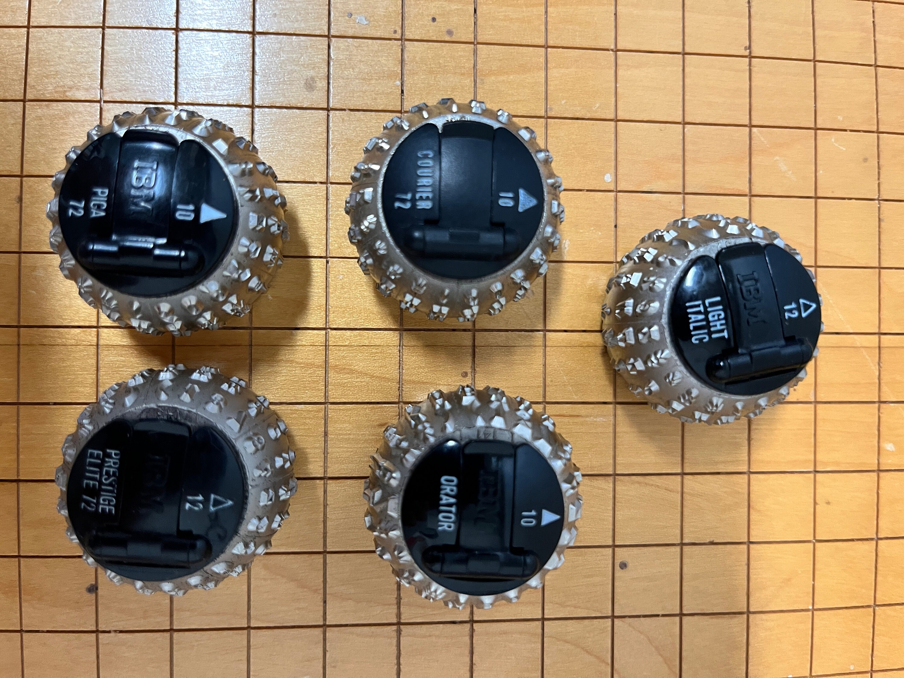 Six IBM Selectric Typing Elements - Etsy