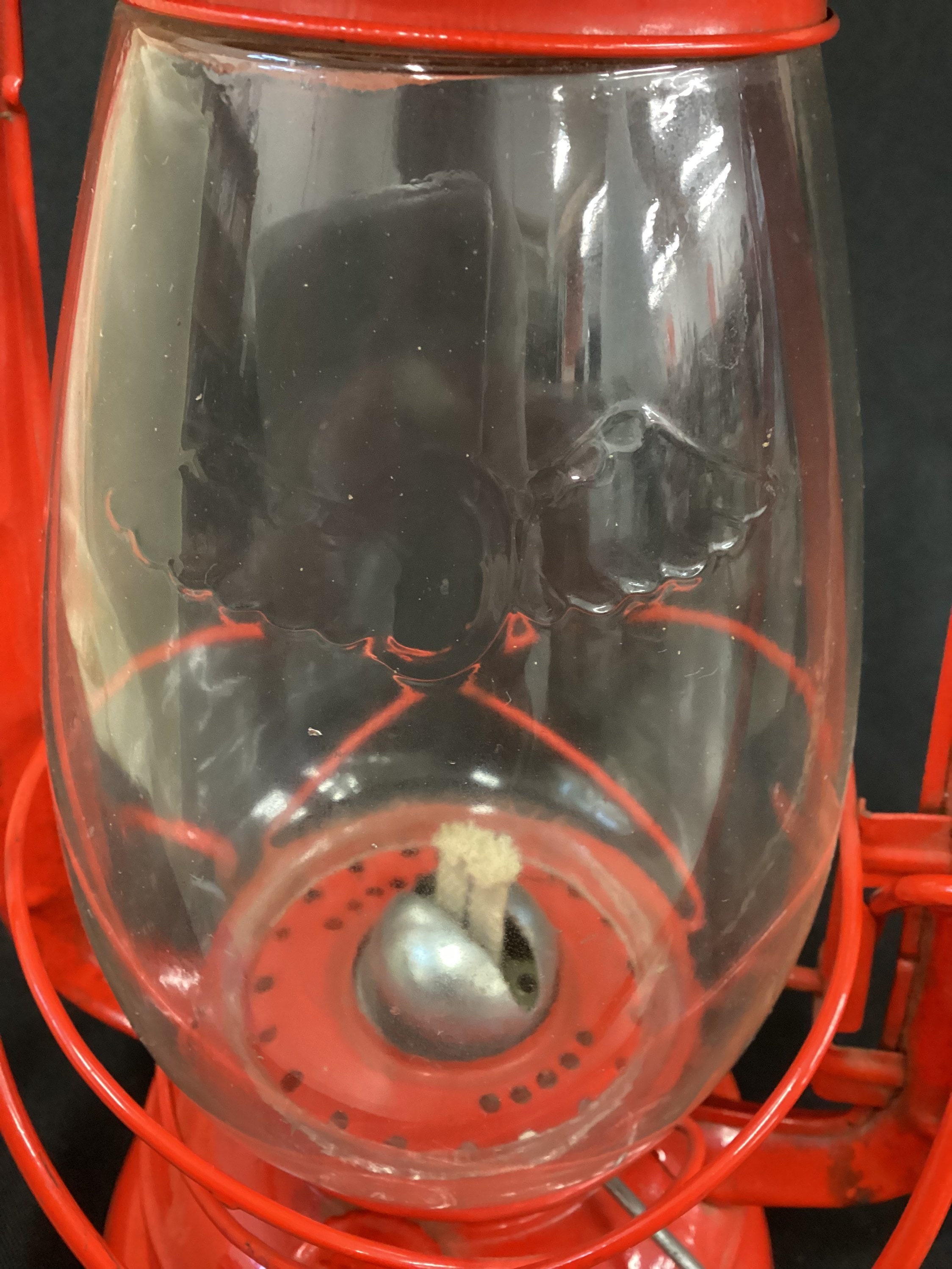 Winged Wheel Red Hurricane Lantern UNUSED Tag Attached - Etsy