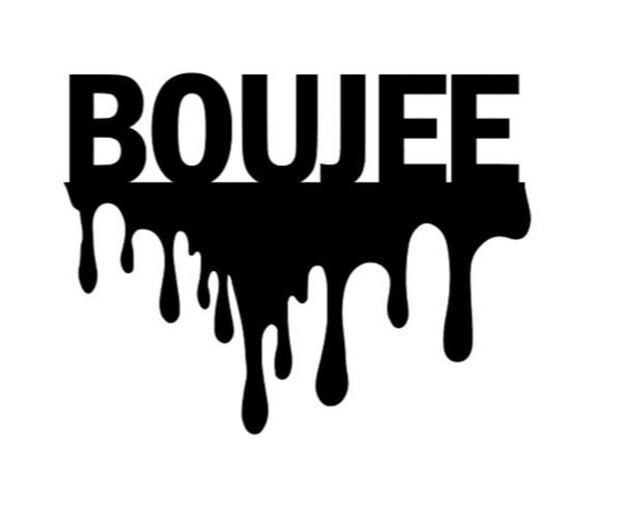 Dripping Boujee Permanent Vinyl Decal Car Window Laptop Glass | Etsy