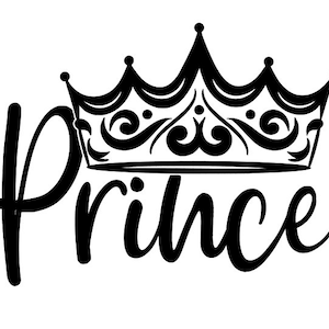 Crown Prince Permanent Vinyl Decal Car Window Laptop Glass Tumbler Mug ...