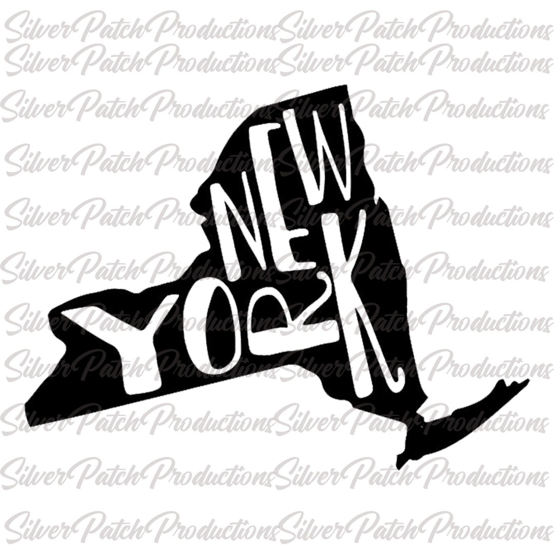New York State Decal Vinyl Car Window Laptop Glass Tumbler Mug - Etsy