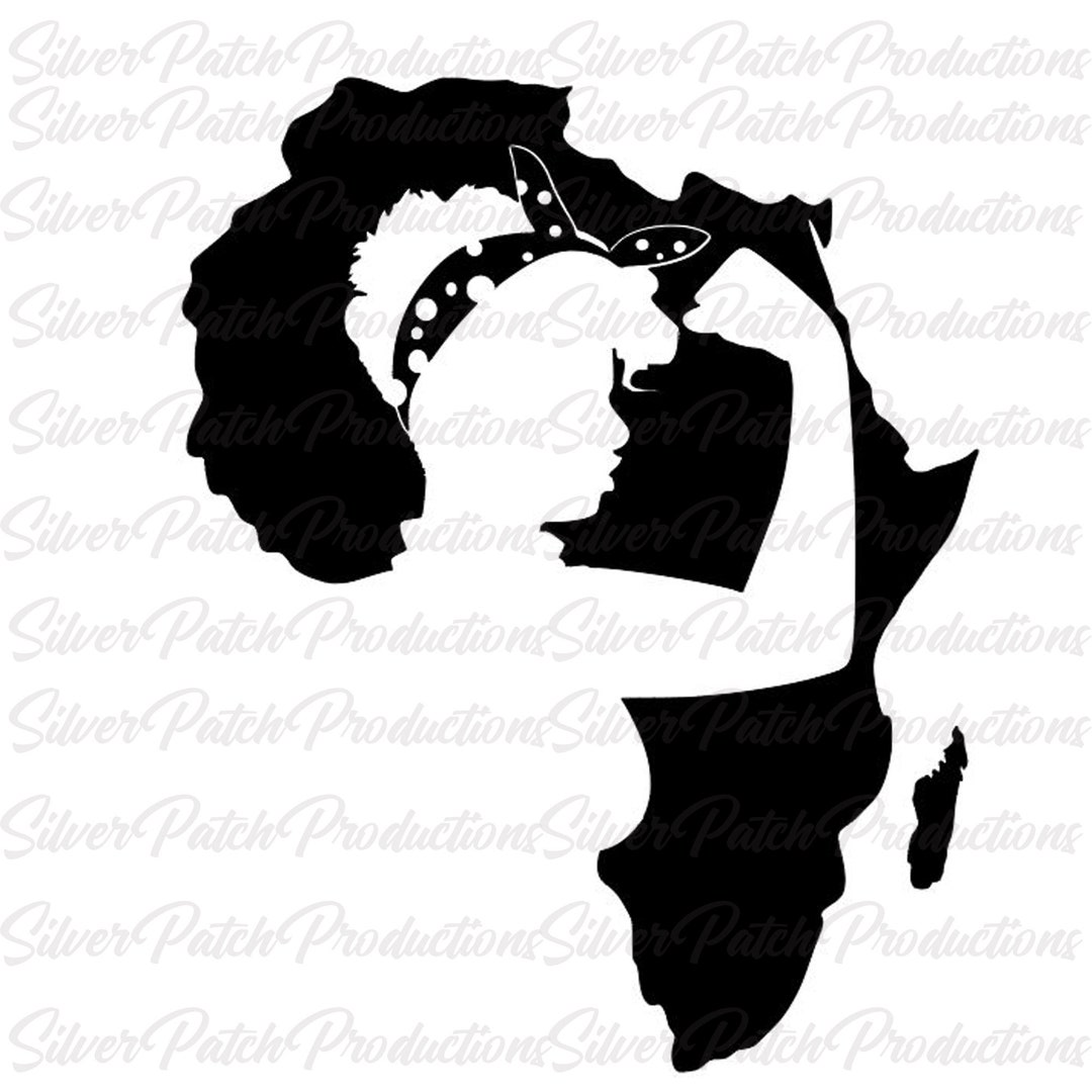 Africa Strong Woman Permanent Vinyl Decal Car Window Laptop Glass ...