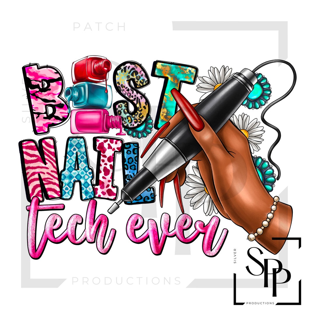 UV DTF Decal Best Nail Tech Ever Print Ready to Apply Permanent ...