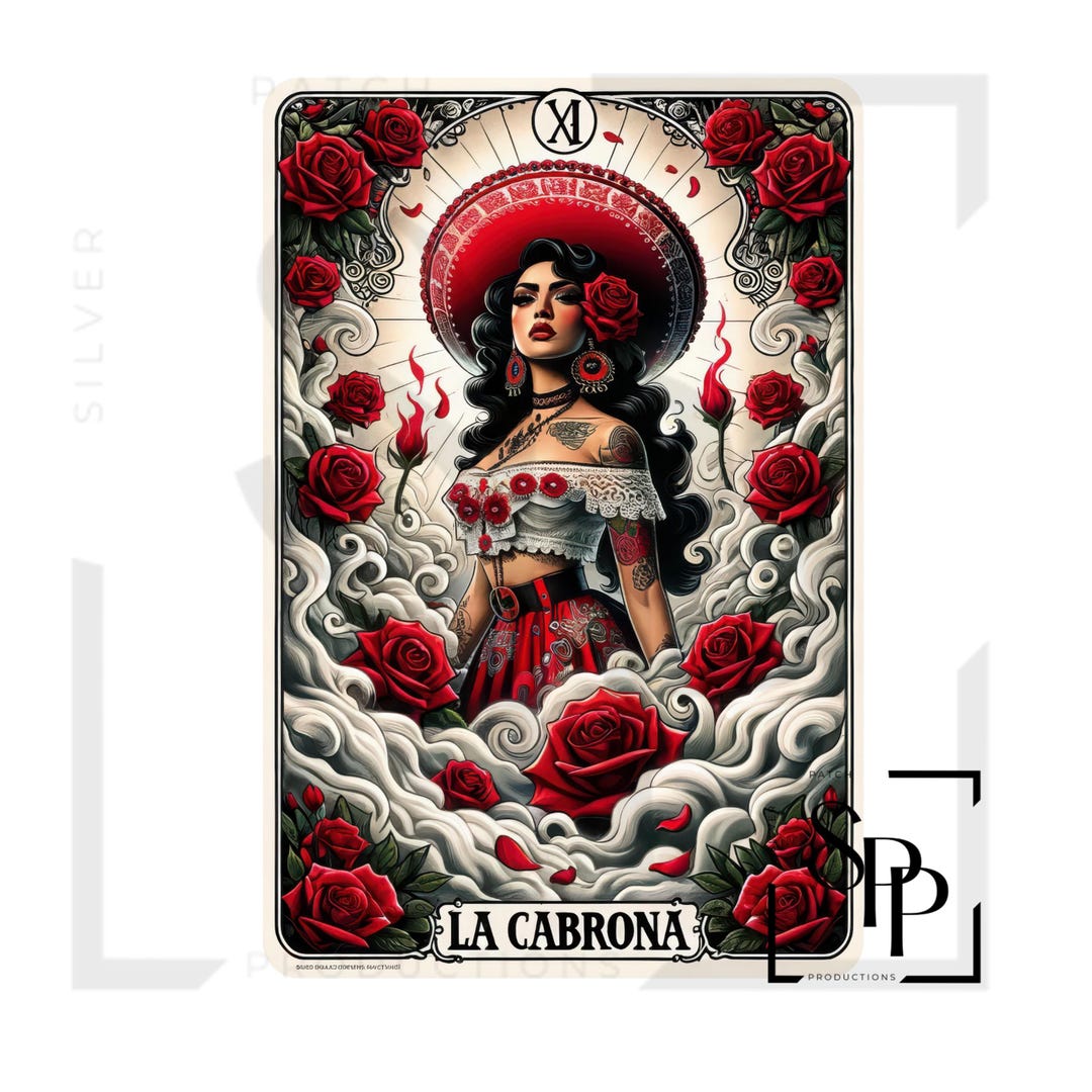 UV DTF La Cabrona Tarot Card Style Print Ready to Apply Permanent ...