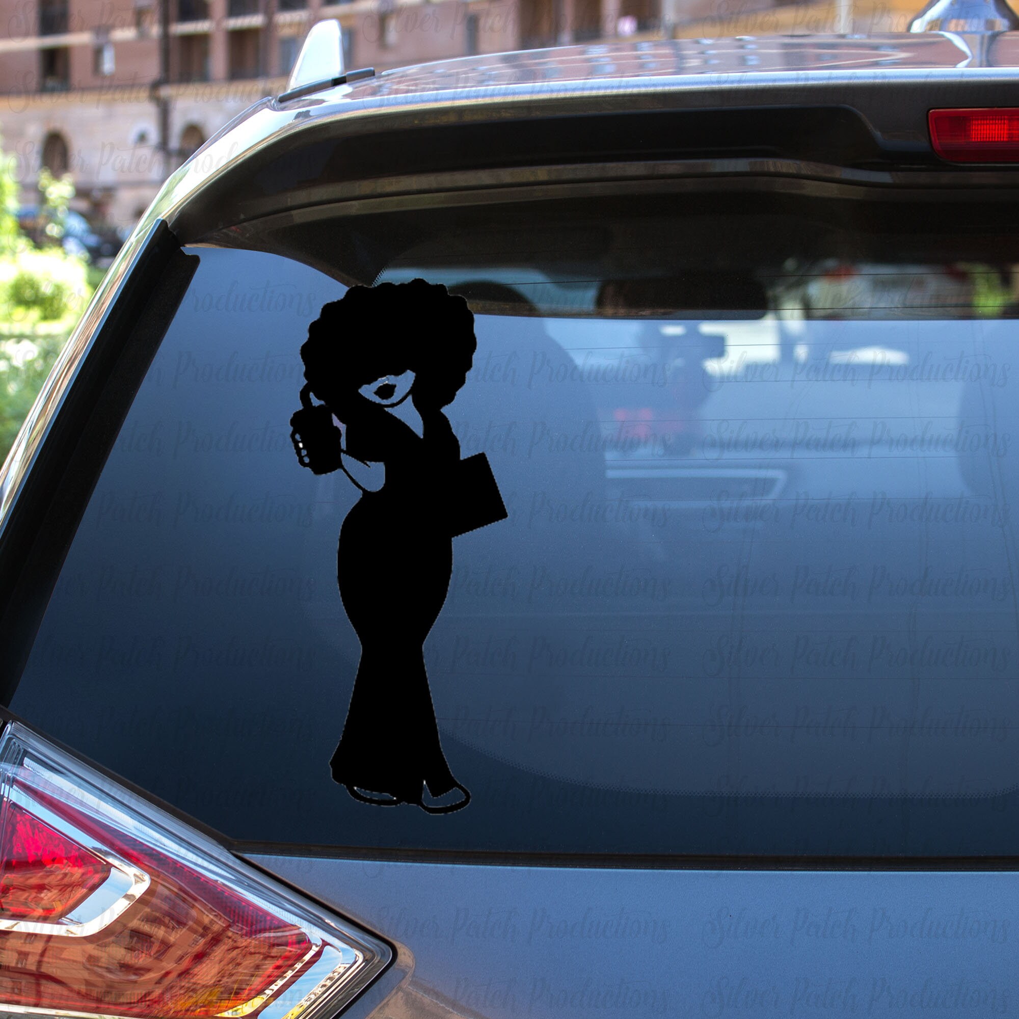Hey Lovie Woman African American Permanent Vinyl Decal Car | Etsy