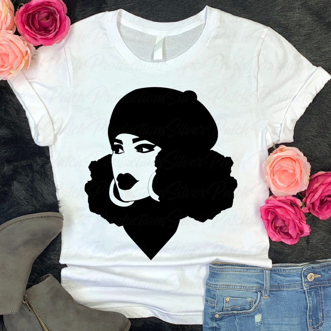 Afro Black Woman HTV Iron on Transfer - Etsy