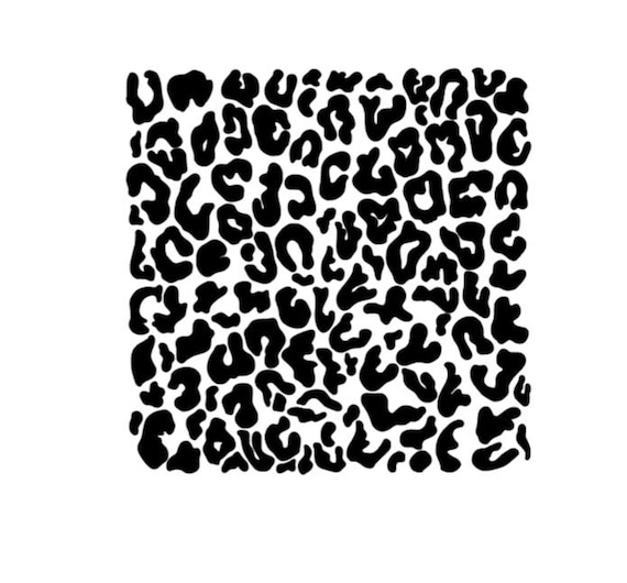 Cheetah Print Permanent Vinyl Decal Car Window Laptop Glass | Etsy