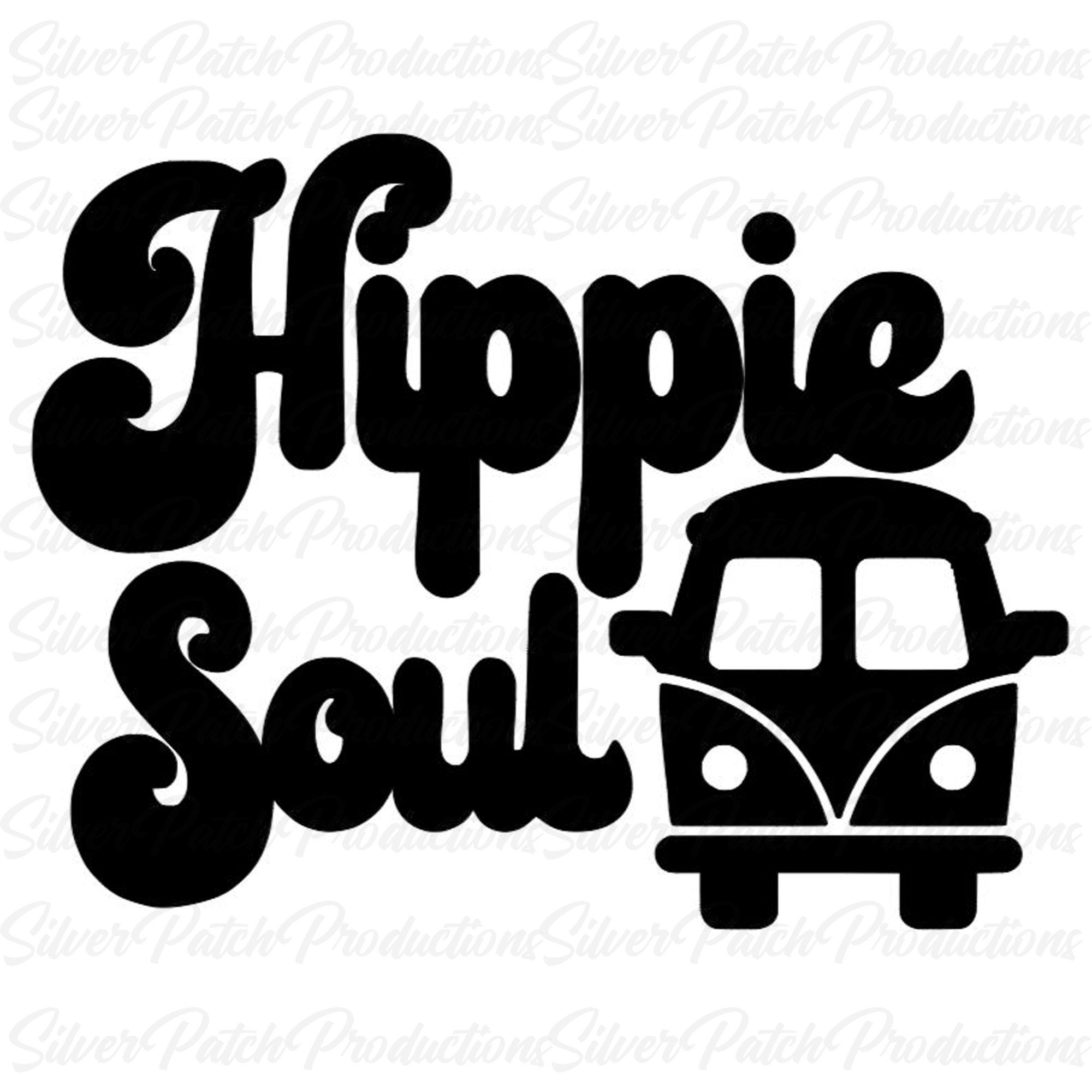 Hippie Soul VW Wagon Permanent Vinyl Decal Car Window Laptop - Etsy
