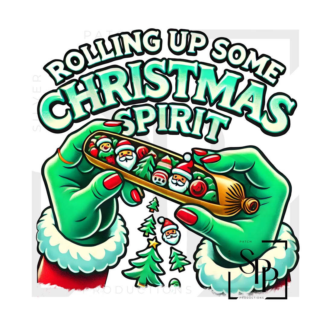 UV DTF Rolling up Some Christmas Spirit 420 Print Ready to Apply ...