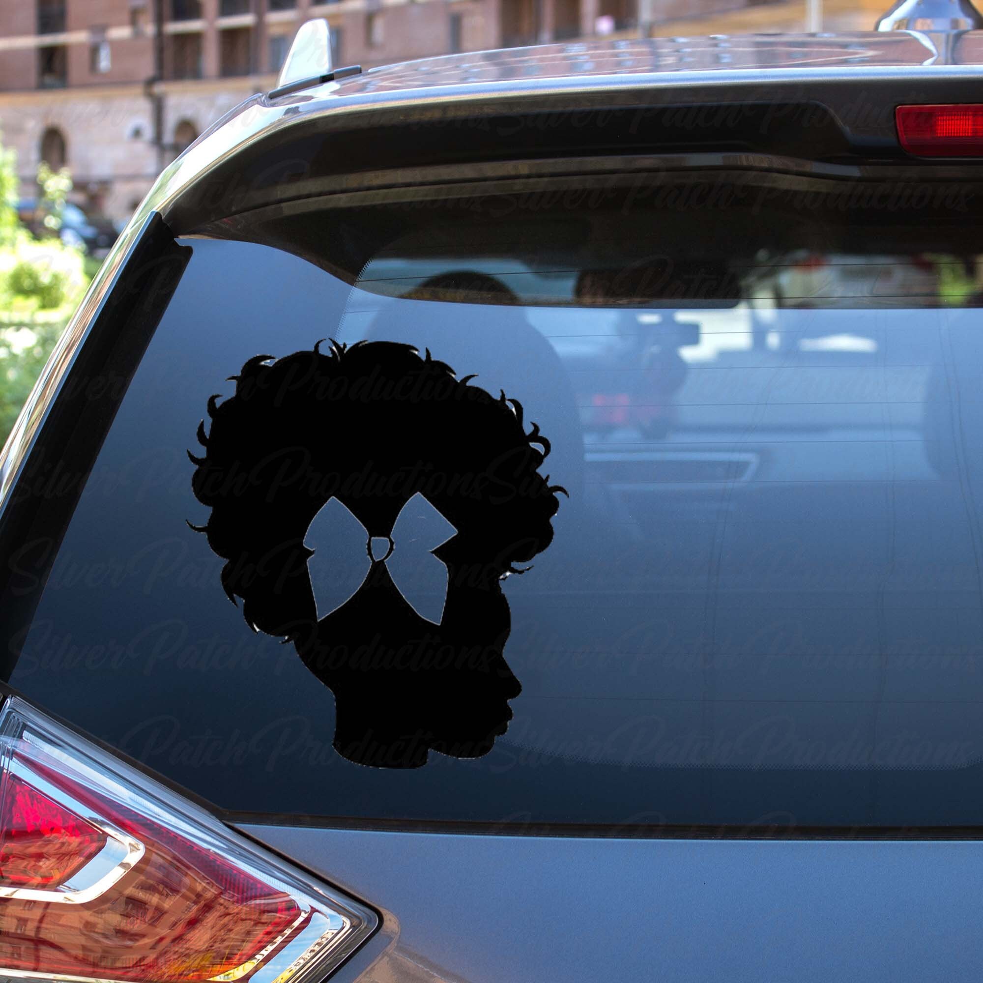 African American Girl Vinyl Decal Car Window Laptop Glass | Etsy