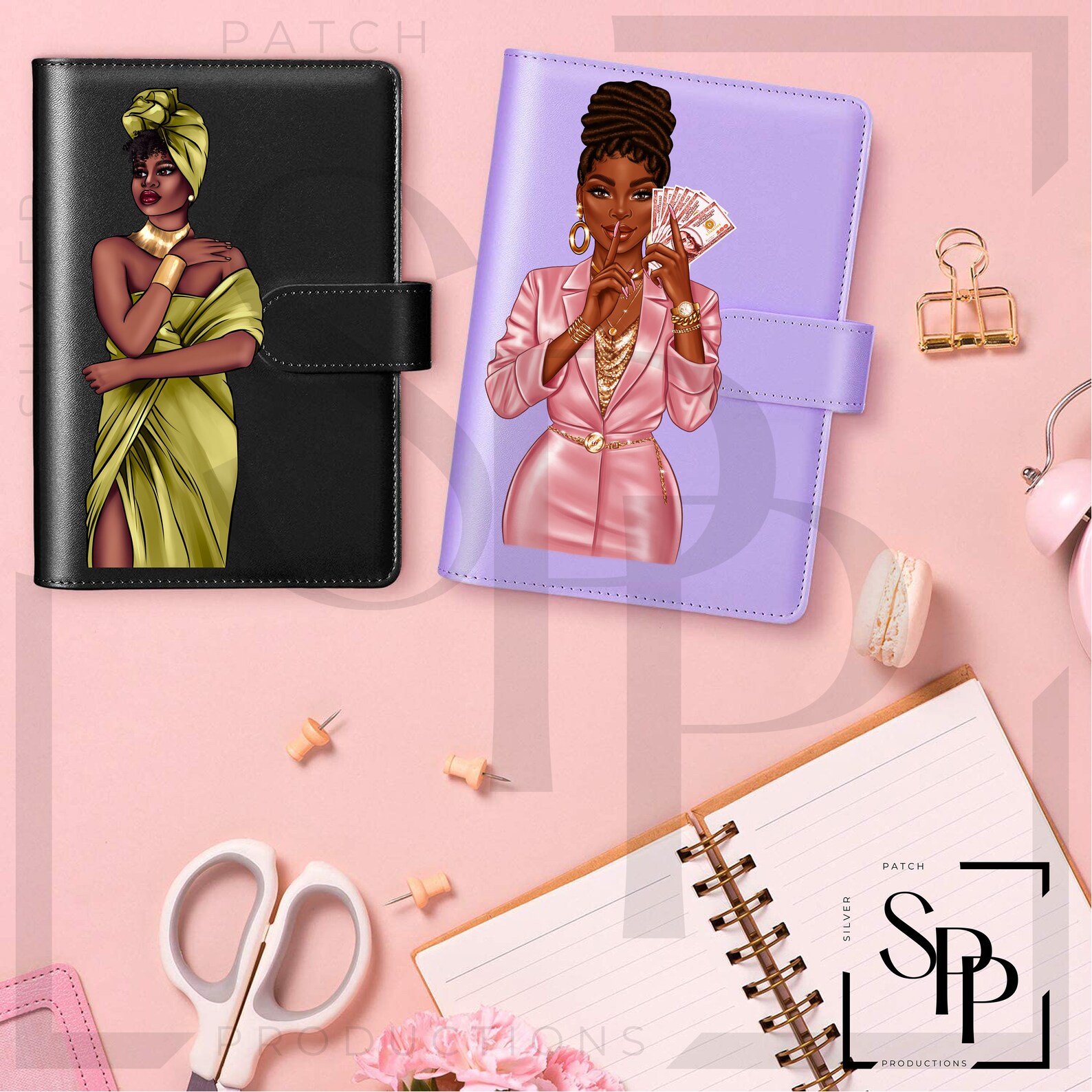 UV DTF Beautiful Black Woman Headwrap Make Yourself A Priority Print ...