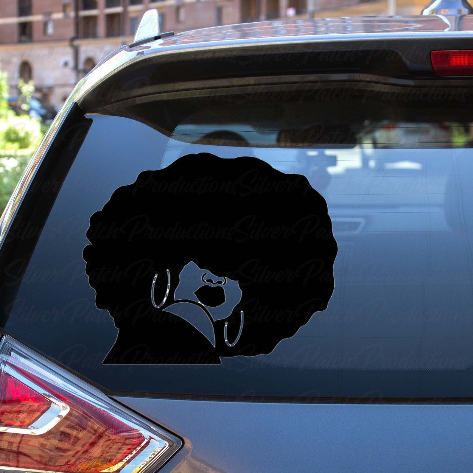 African American Afro Vinyl Decal Car Window Laptop Glass | Etsy