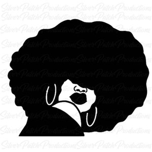 African American Afro Vinyl Decal Car Window Laptop Glass Tumbler Mug ...