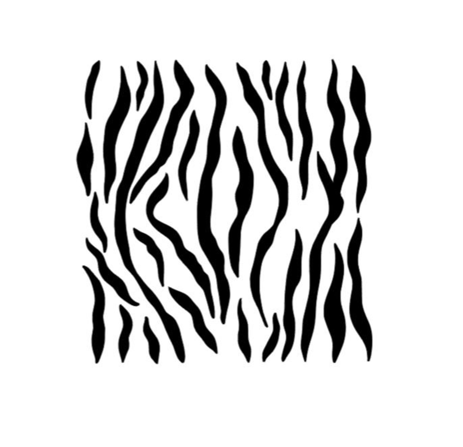 Tiger Print Permanent Vinyl Decal Car Window Laptop Glass Tumbler Mug ...