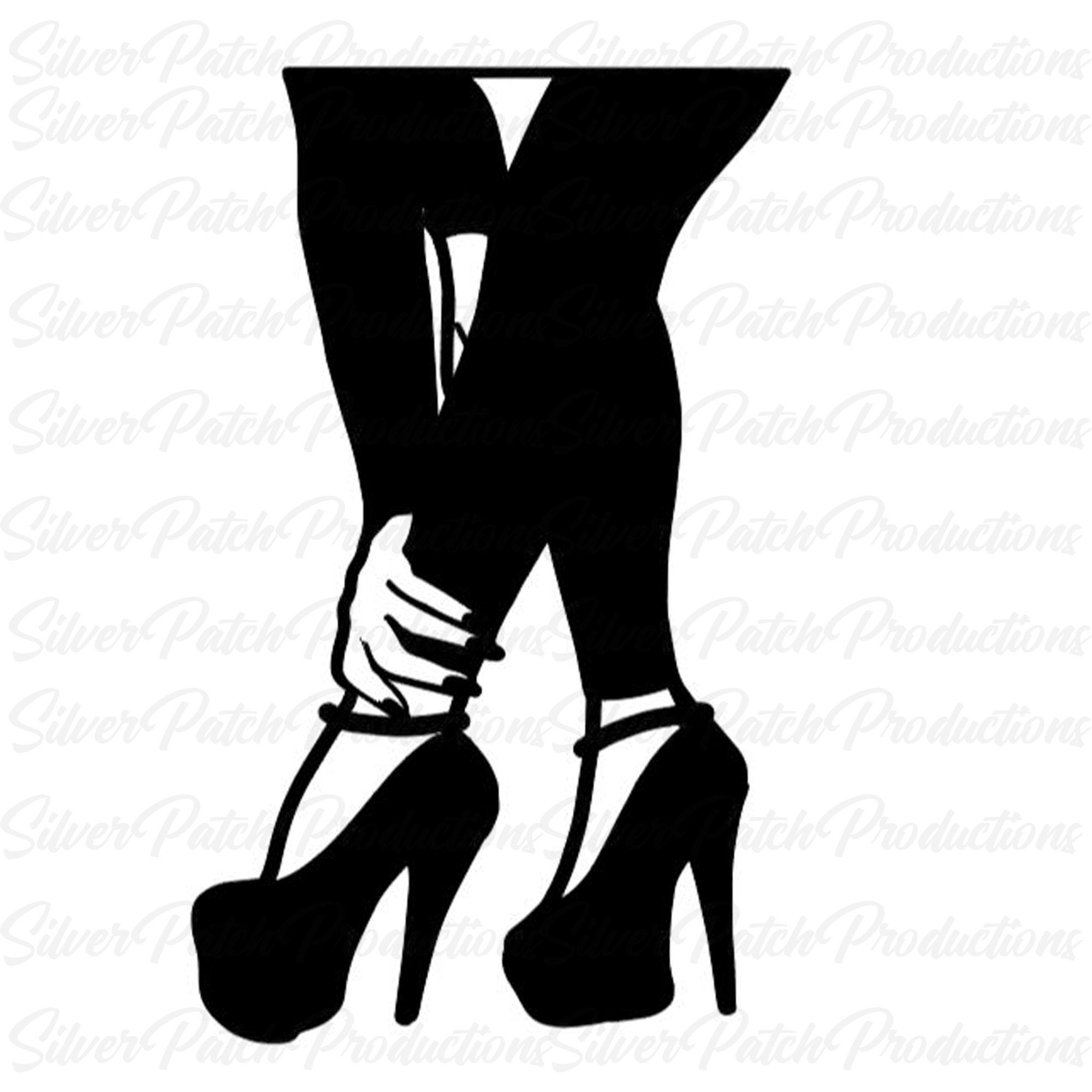 Sexy Legs High Heels Woman Permanent Vinyl Decal Car Window - Etsy