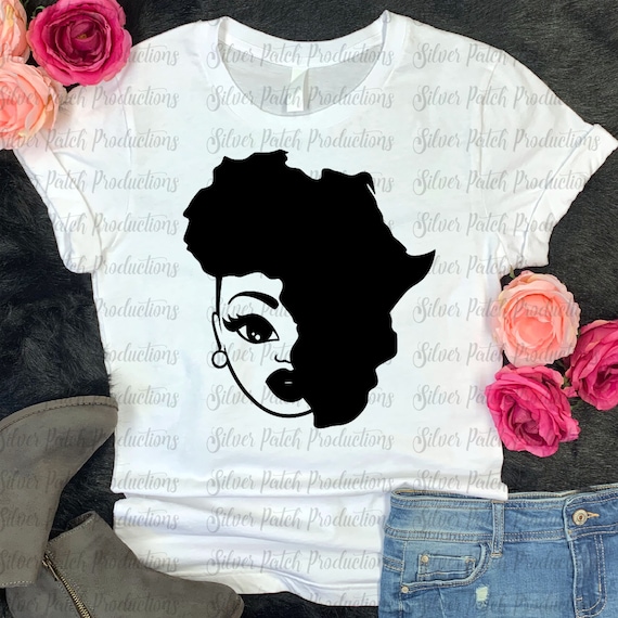 Miss Africa Black Woman African American HTV Iron On Transfer | Etsy