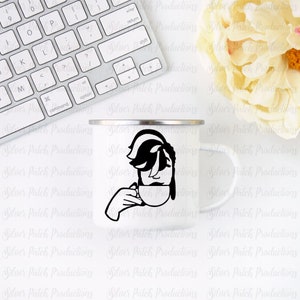 The Tea 411 Black Woman African American Permanent Vinyl Decal Car ...