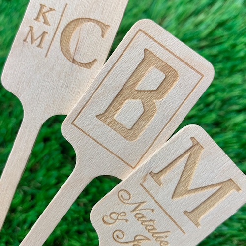 50 Custom Wood Engraved Stir Sticks Cocktail Sticks Wedding - Etsy