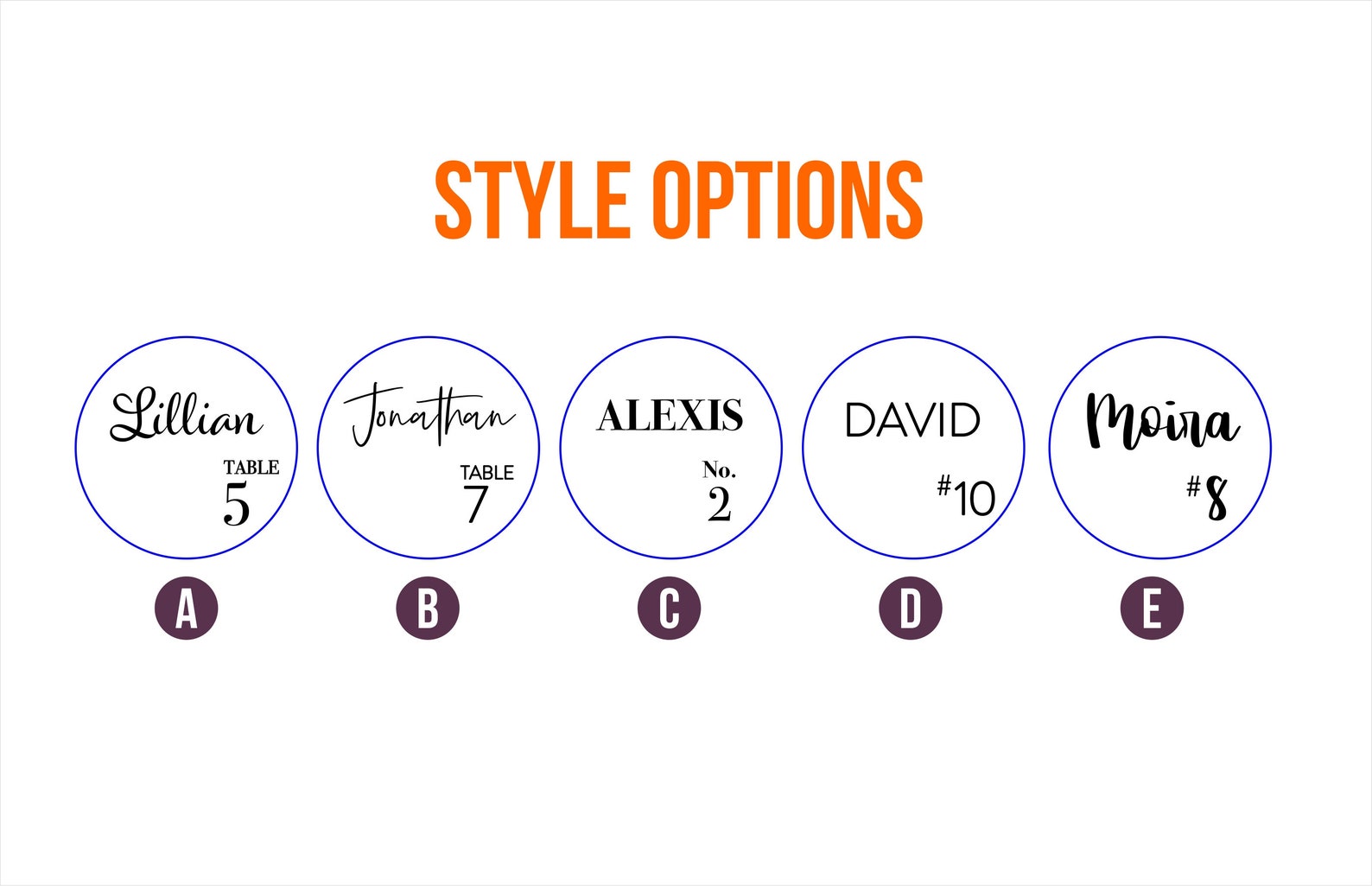 Escort Card Rounds Pastel Acrylic Drink Name Tag Rounds | Etsy