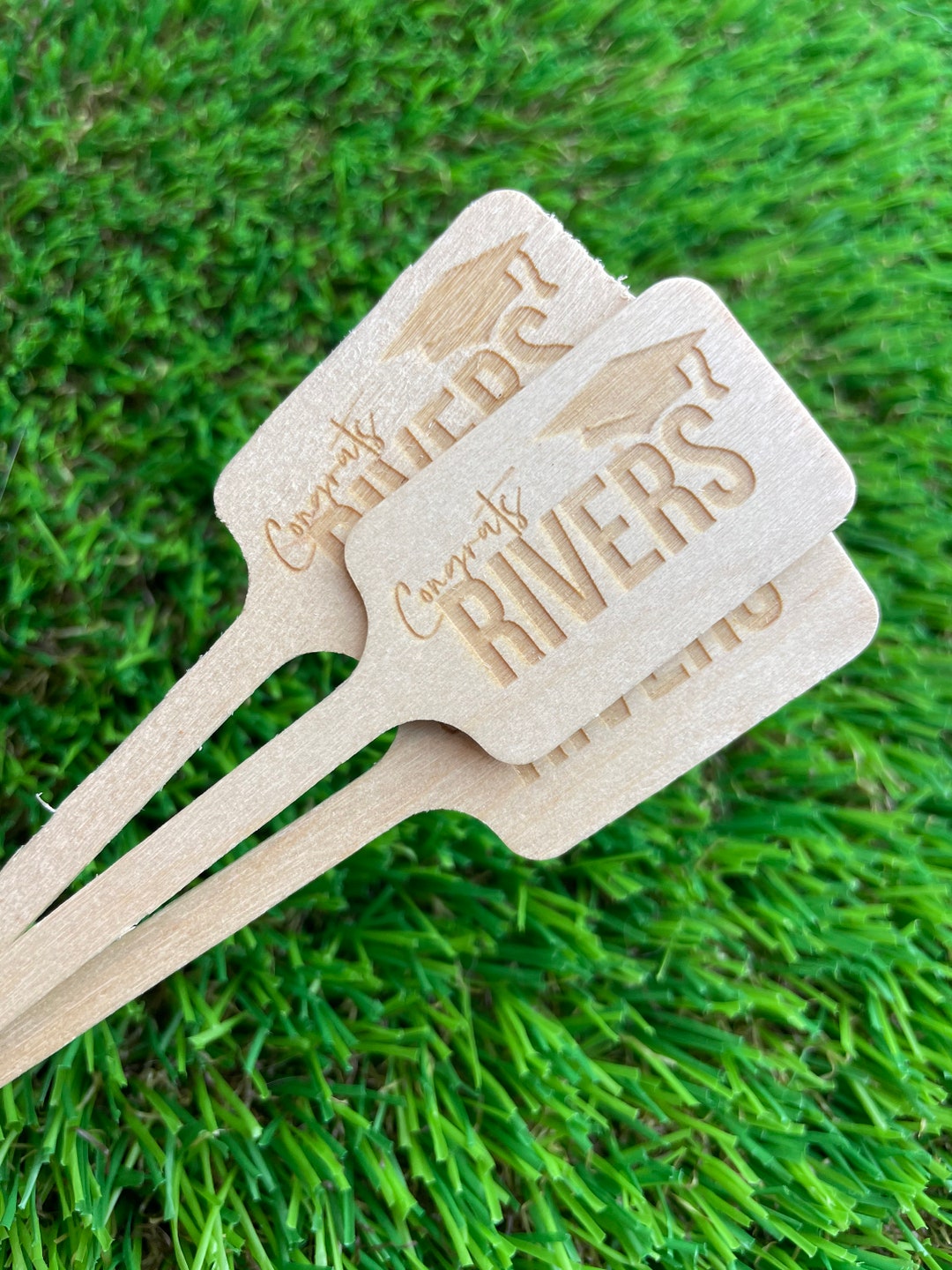 Custom Graduation Wood Engraved Stir Sticks, Cocktail Sticks, Class of ...