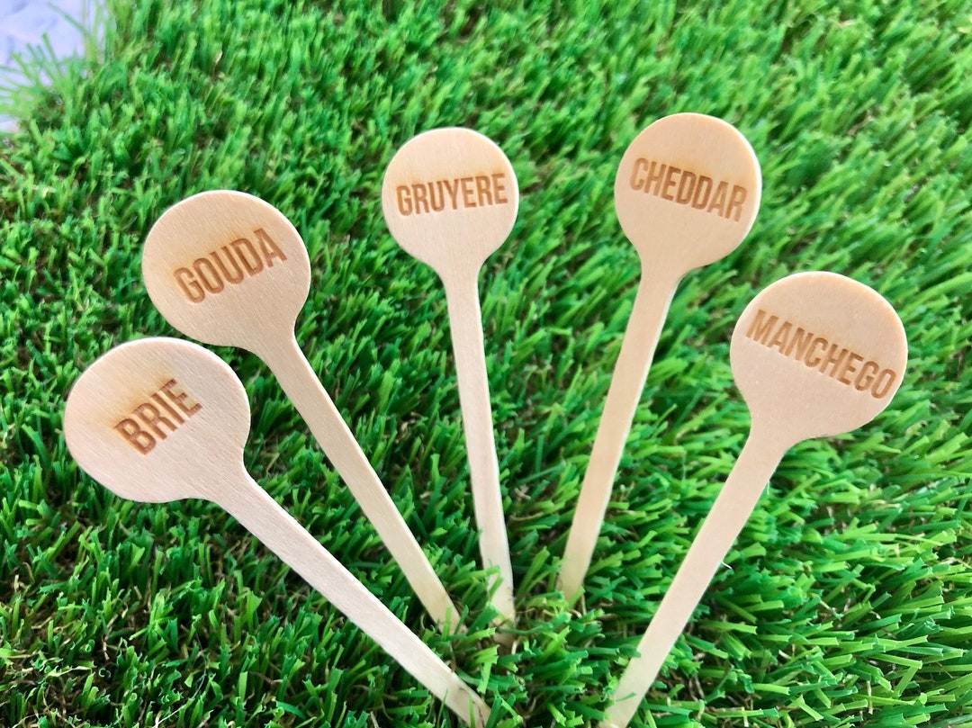 Custom Cheese Marker, Food Tag, Stake Markers, Wine Tasting Labe ...