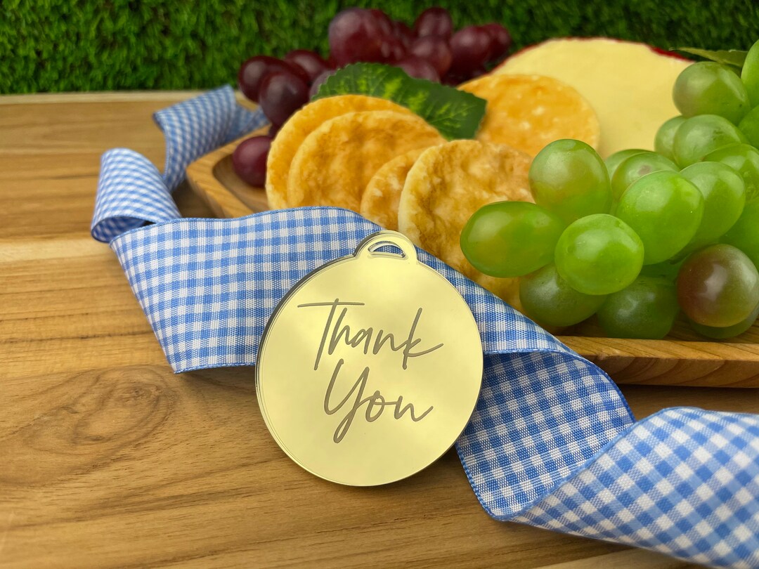 Personalized Acrylic Tags, Custom Gift Box Tag, Laser Engrave With Your ...