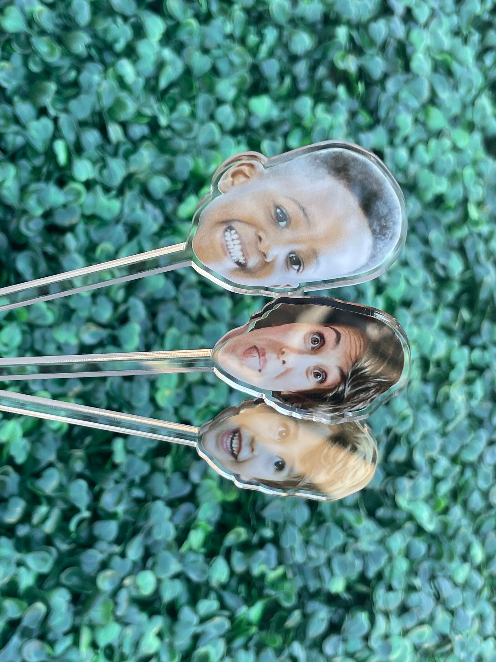 Printed Face Stir Stick Acrylic Cocktail Sticks Wedding - Etsy
