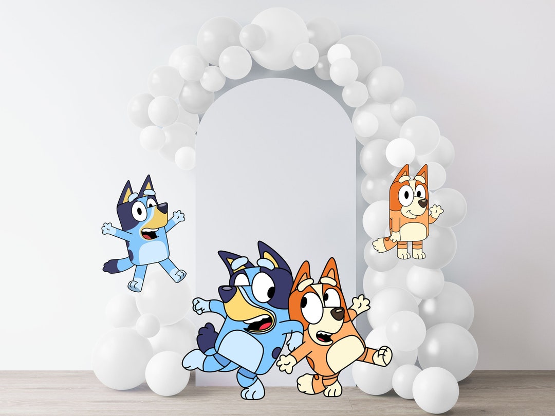 Large Bluey Props, Birthday Party Cutouts, Professionally Printed on ...