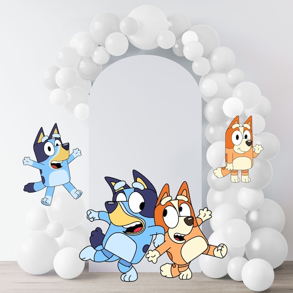 Bluey Birthday Party Cutouts - Etsy