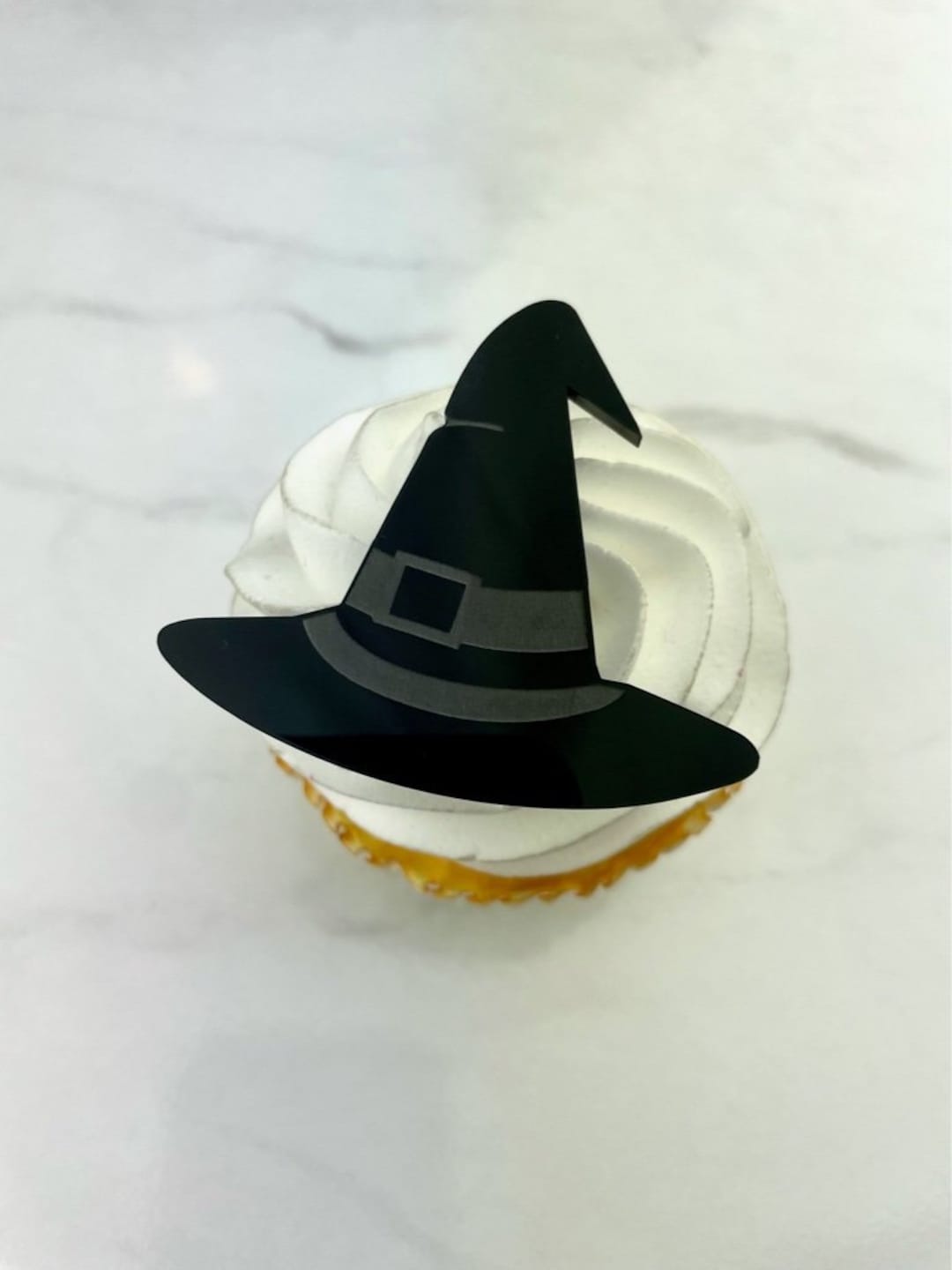 Halloween Witch Hat Cupcake Charm - Set of 6, Witch, Cupcake Toppers ...