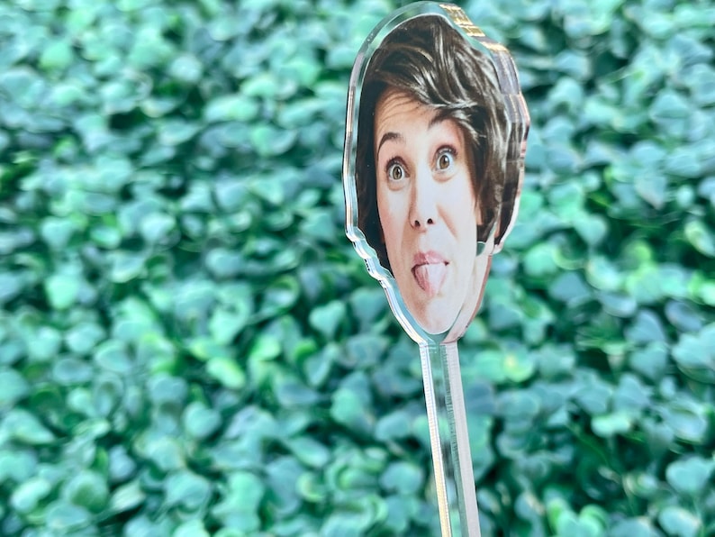 Printed Face Stir Stick Acrylic Cocktail Sticks Wedding - Etsy