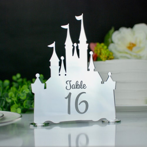 Cinderella Carriage Wedding Table Number Whimsical - Etsy