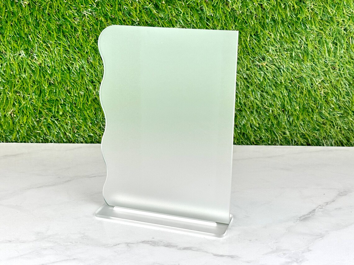 Blank Bar Menu Sign Standing Wedding Menu Sign WAVY - Etsy