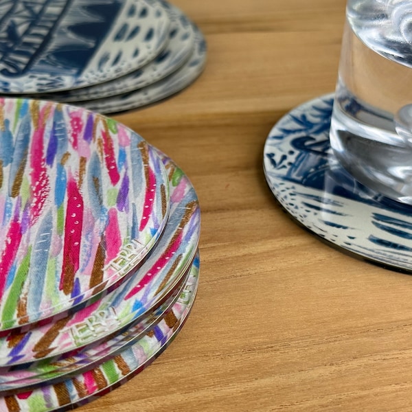 Double Sided Custom Coasters - Etsy