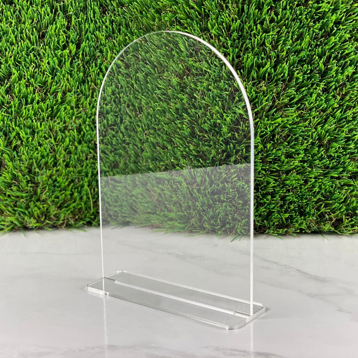 Blank Bar Menu Sign Standing Wedding Menu Sign Arched Round - Etsy