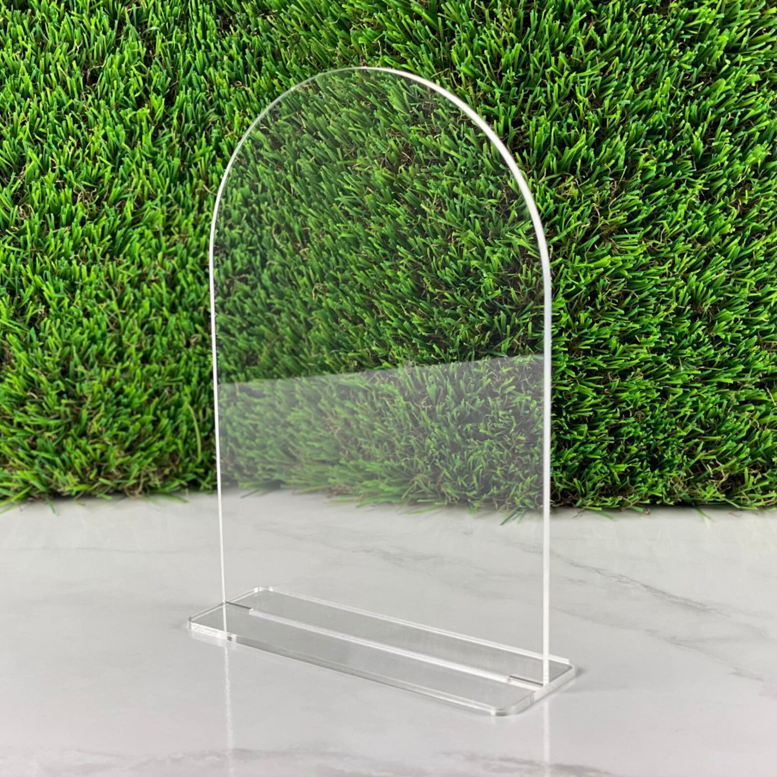 Blank Bar Menu Sign Standing Wedding Menu Sign Arched Round - Etsy