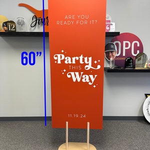 Foam Board Sign Stand Base, Raw Wood Ready for You to Paint Any Color ...