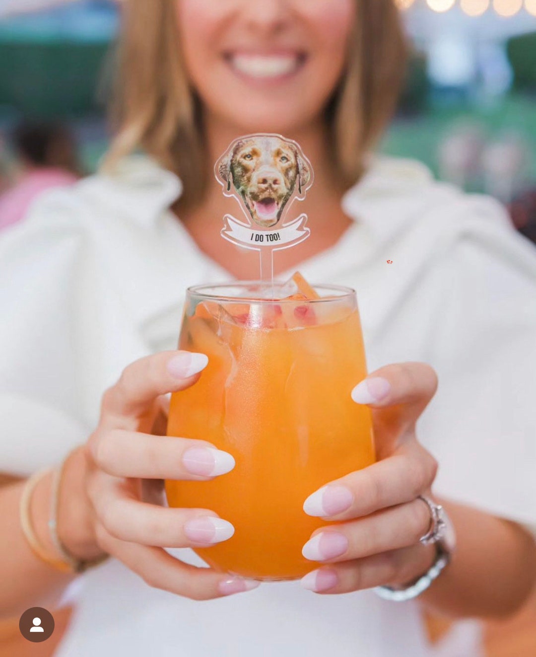 Print YOUR Dog Pet Stir Sticks, Signature Drink, I Do Too & Dog of ...